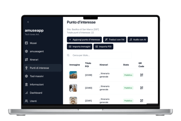 amuseapp - audioguide con intelligenza artificiale senza costi fissi