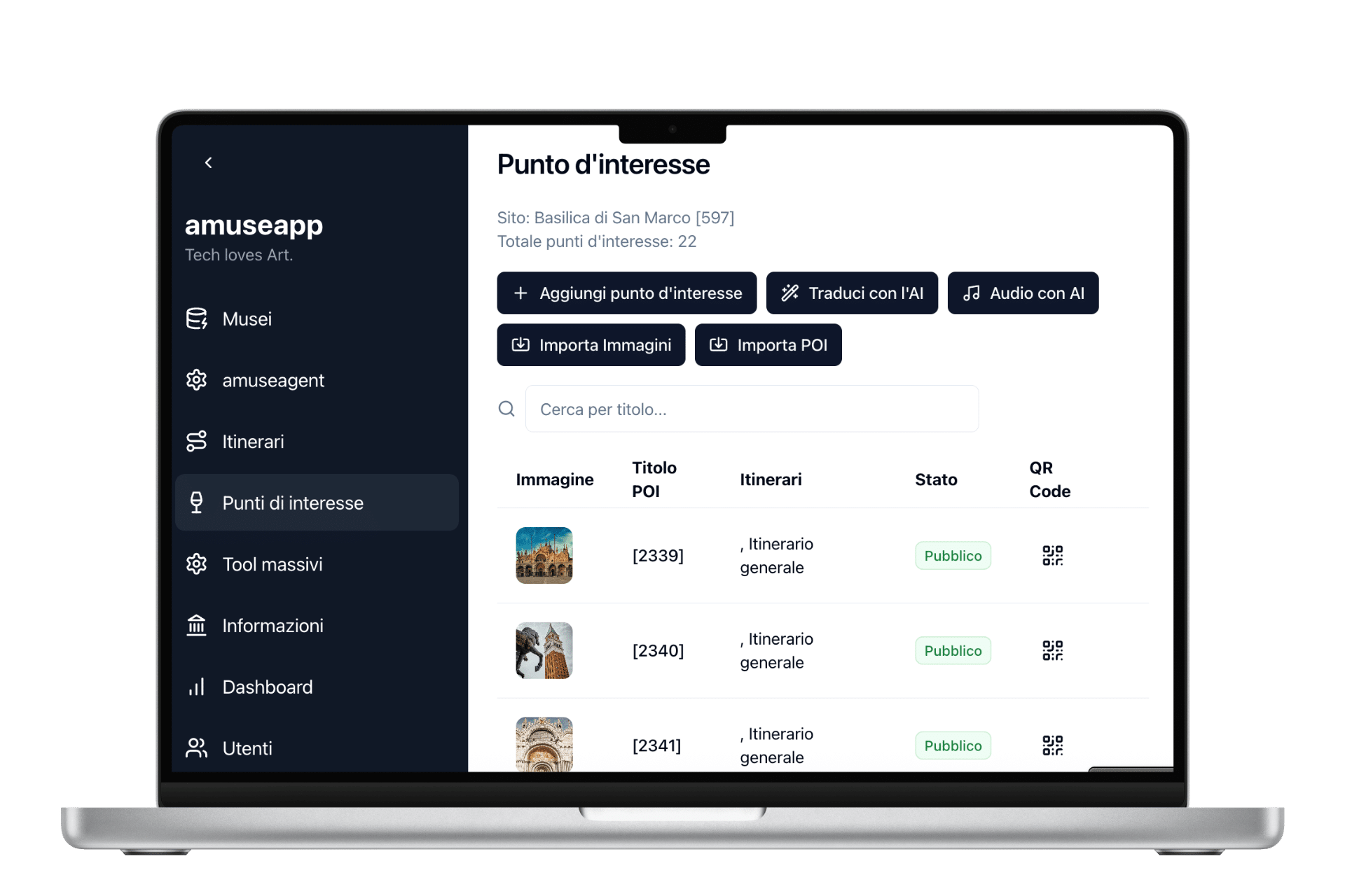 amuseapp - audioguide con intelligenza artificiale senza costi fissi